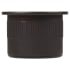 M Marcus Round Door Edge Flush Pull - Matt Bronze | IronmongeryDirect