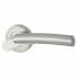 Jigtech Ultro Lever Door Handles on Rose - Polished/Satin Chrome ...