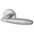 Jigtech Harrier Lever Door Handles on Rose - Polished/Satin Chrome ...