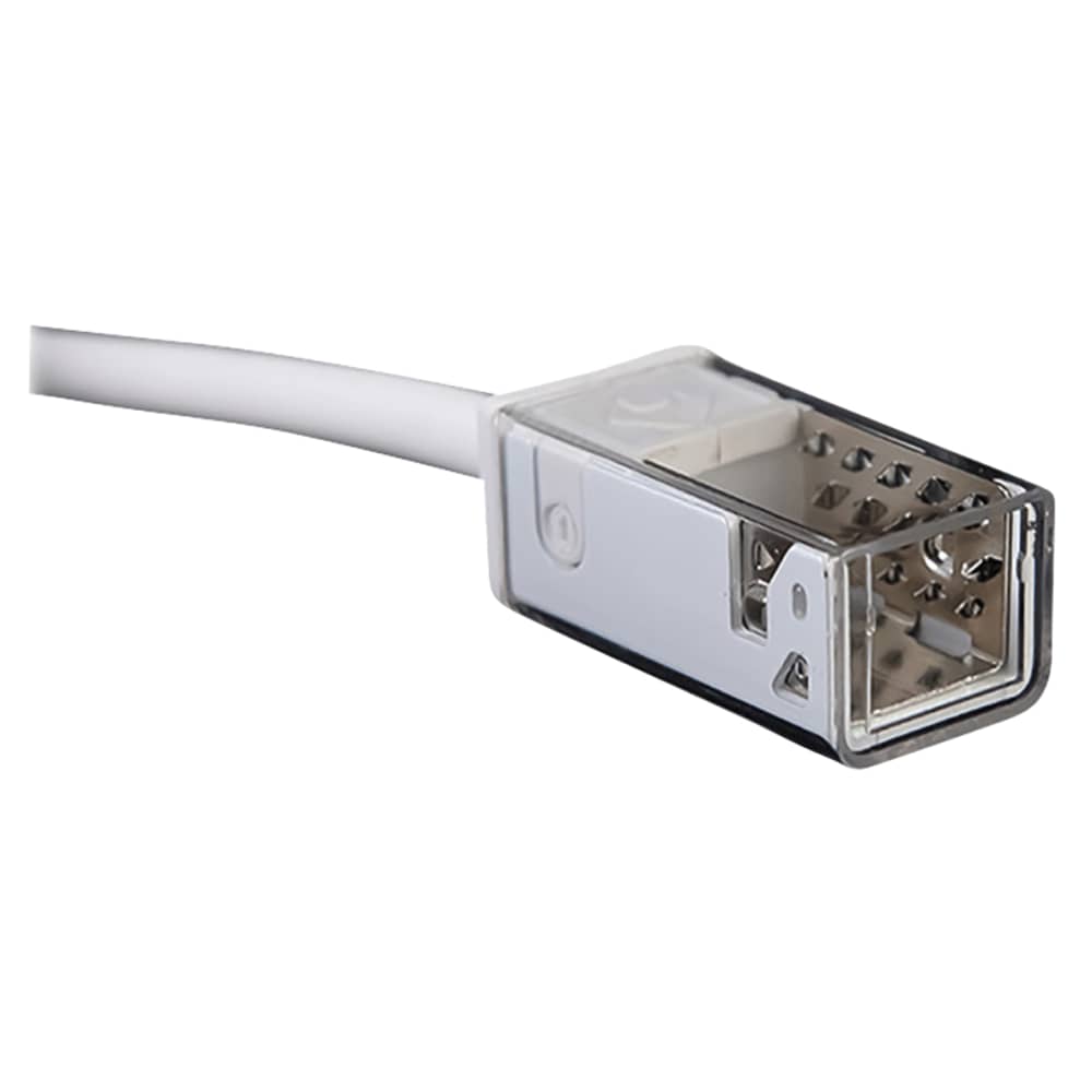 Integral LED Soldering Free Straight End Outlet Connector for 12 x 17mm ...