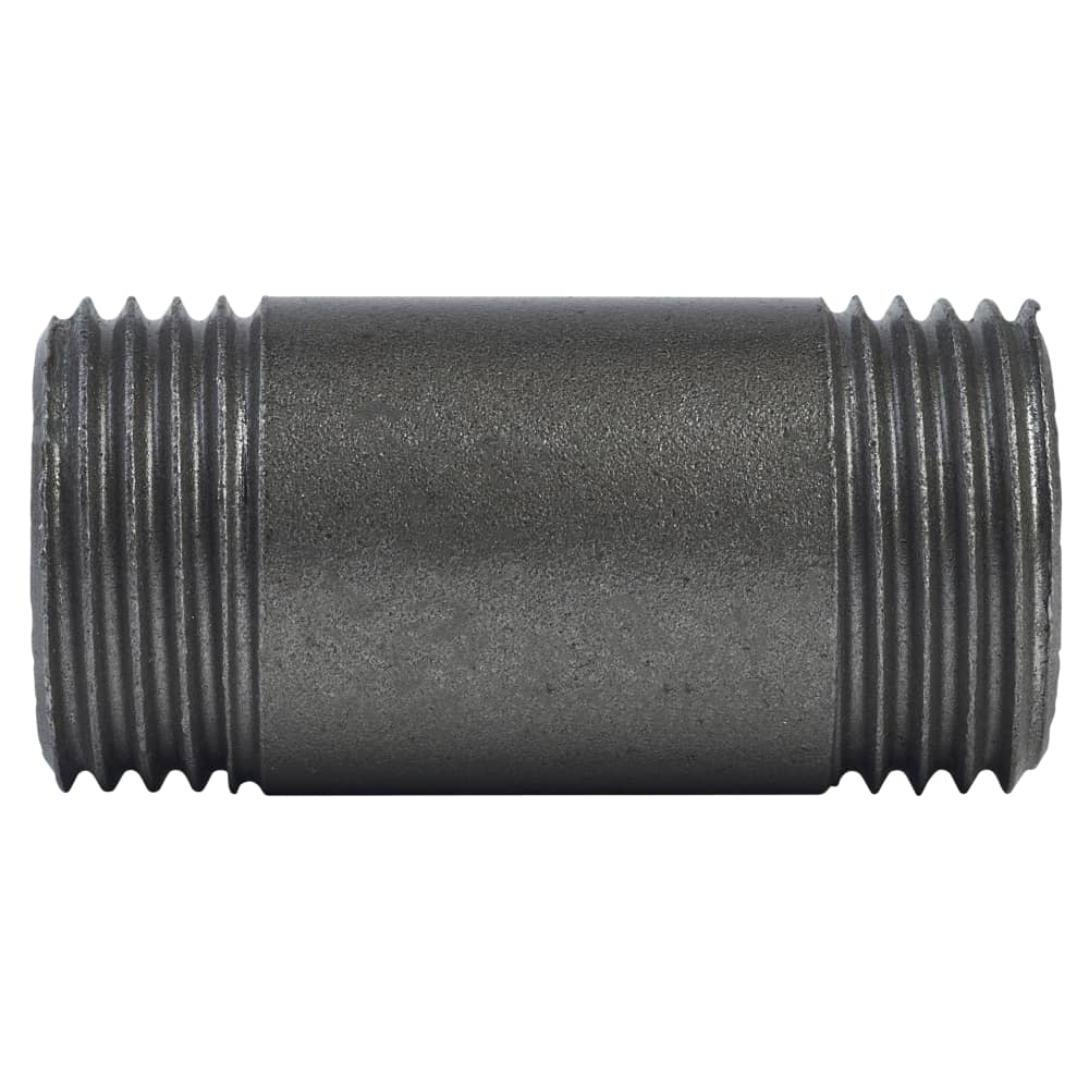 Altro 3/4" Pipe Shelving Iron Threaded Pipe - 1.5"/40mm Length - Grey ...