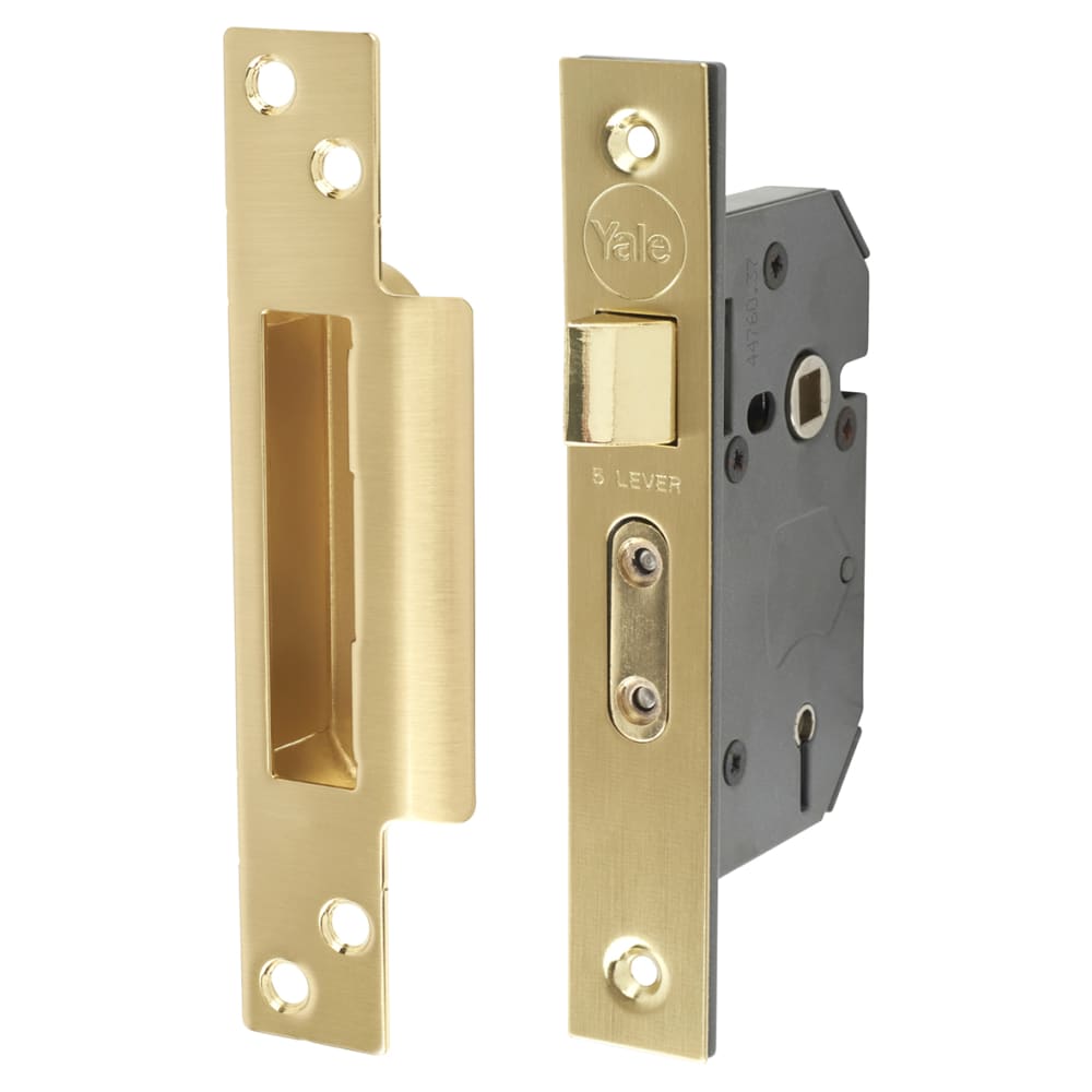 Yale M550 5 Lever Sashlock - 63.5mm Case - 44mm Backset - Polished ...