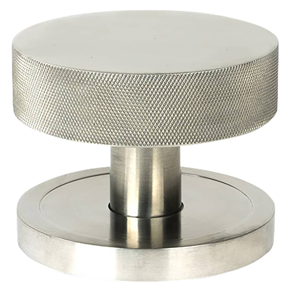 From The Anvil Brompton Round Knurled Centre Door Knob - 90mm Rose ...