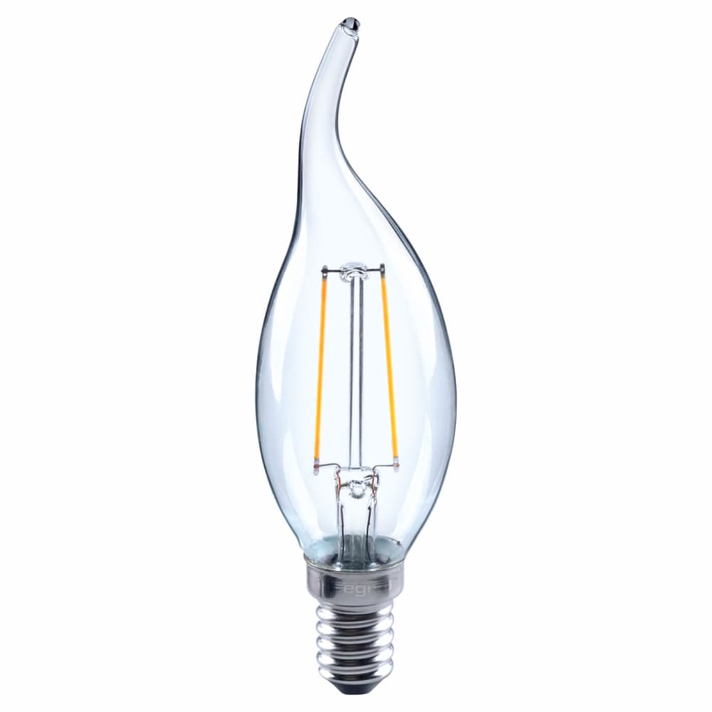 Integral LED Omni 2W SES-E14 LED Filament Flame Tip Candle Lamp - 2700K ...
