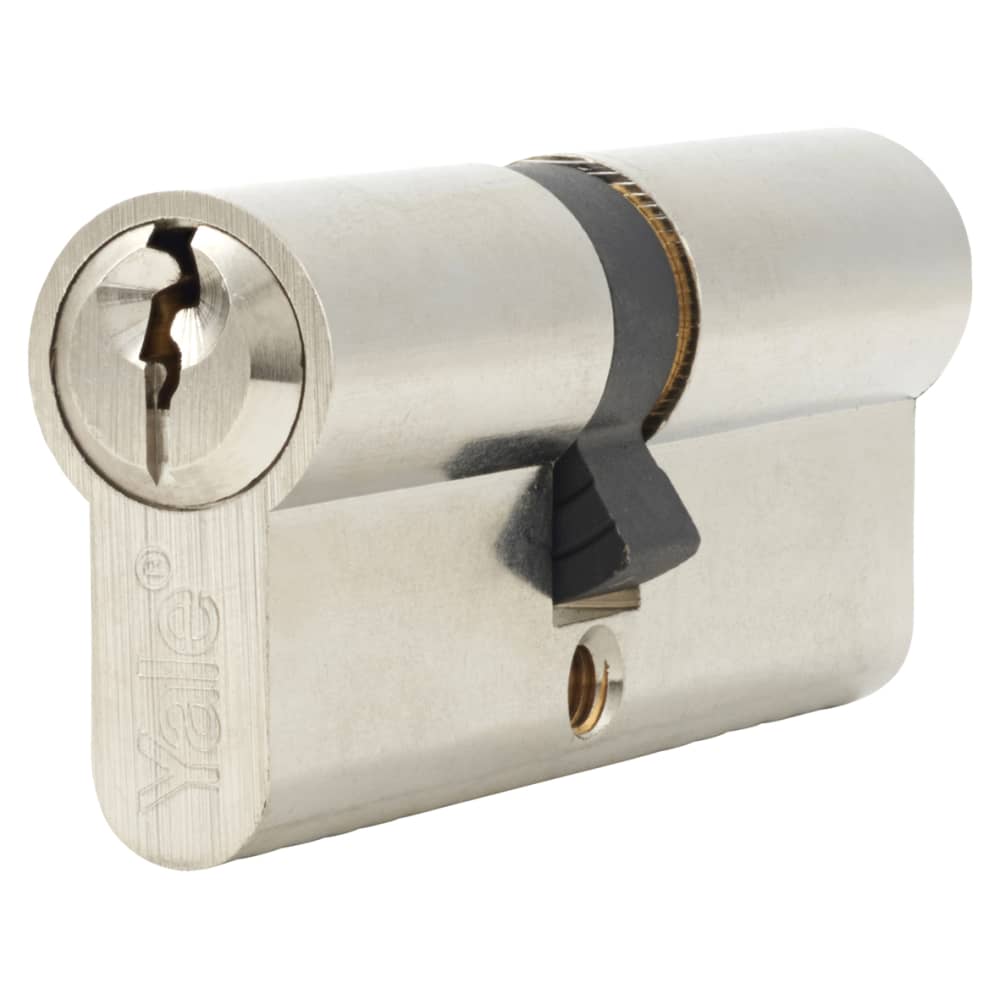 Yale 6 Pin 75mm Euro Double Cylinder - 35 + 40mm - Satin Nickel ...