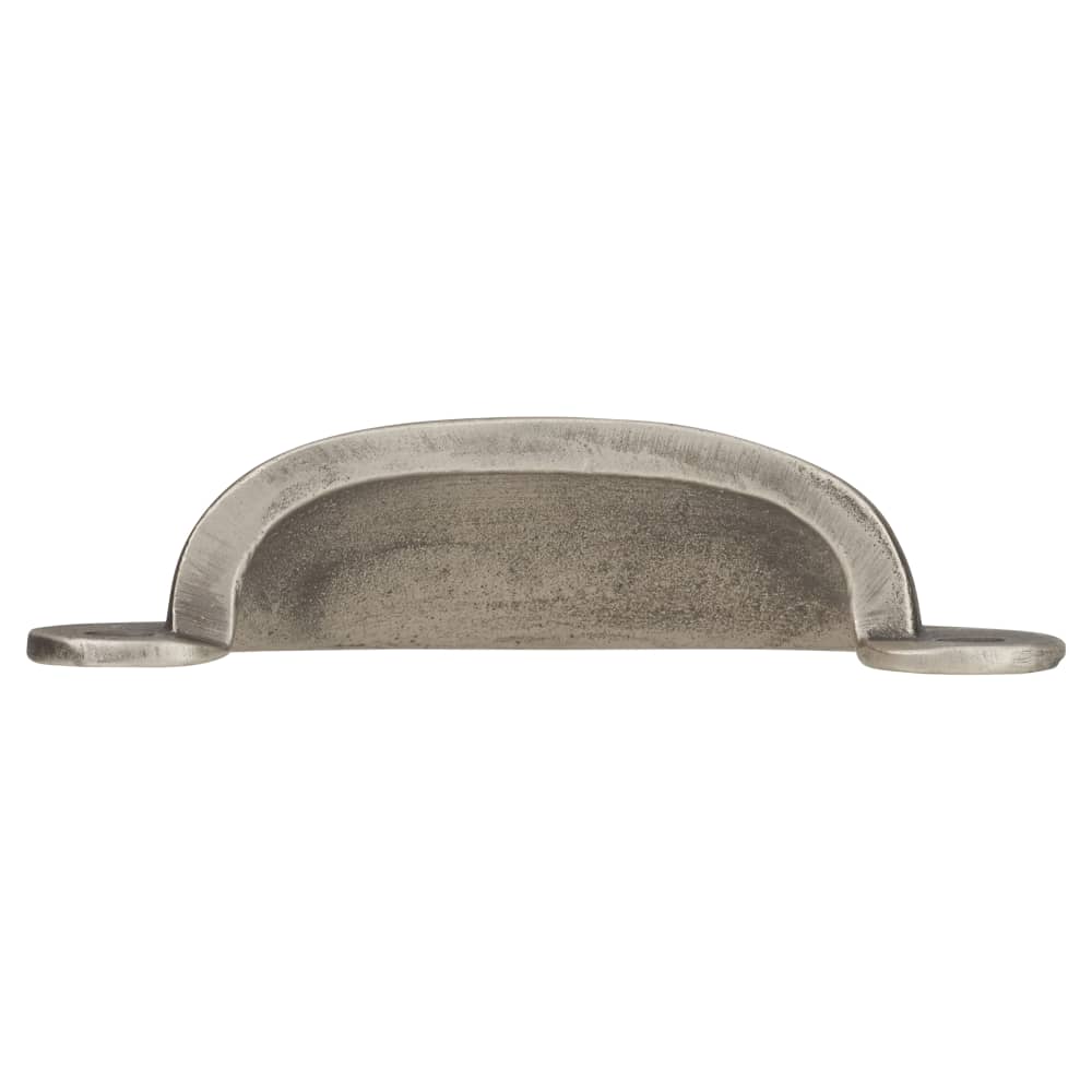 FingerTip Design Oval Cabinet Drawer Handle - 85mm Centres - Pewter ...