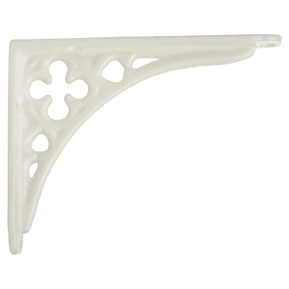 Olde Forge Clover Shelf Bracket - 125 x 100mm - White ...