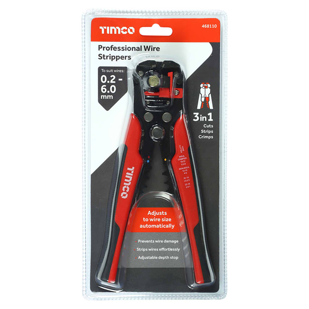 TIMCO 8"/ 200mm Professional Wire Strippers | IronmongeryDirect | Same Day Despatch