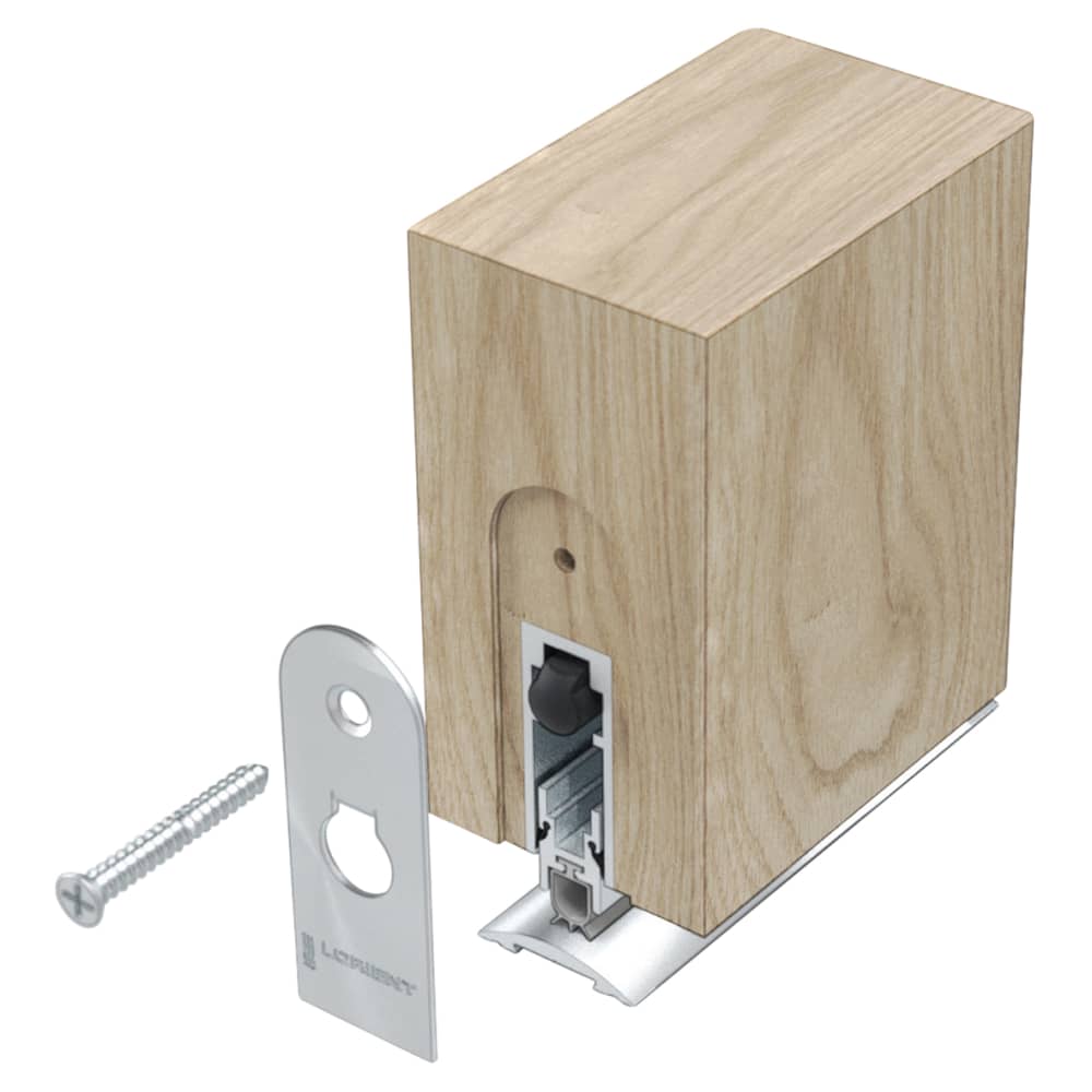 Lorient LAS8001si Automatic Threshold Seal Door Bottom Mortice Fixing ...