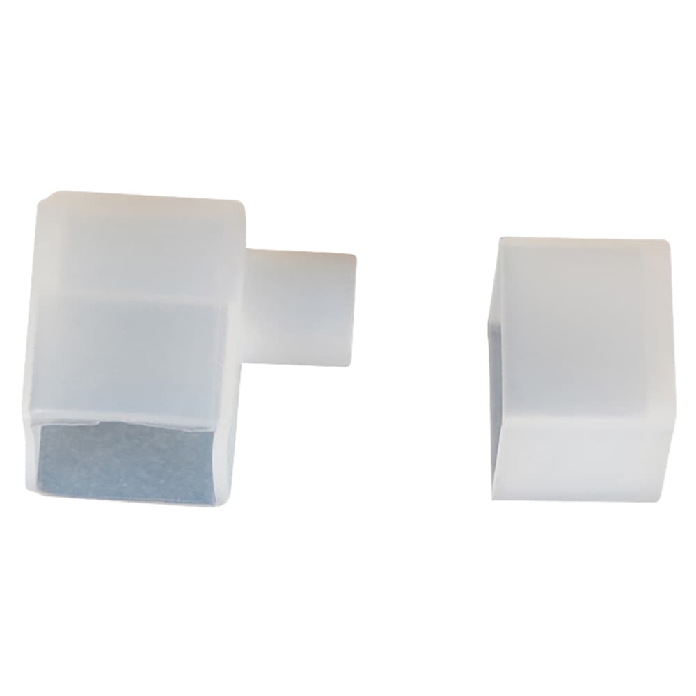 Integral LED End Cap with Outlet From Bottom End for 12 x 17mm Side ...