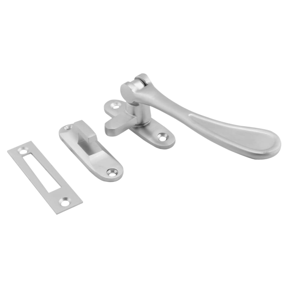 Hampstead Victorian Hook & Plate Window Fastener - Soft Satin Chrome ...