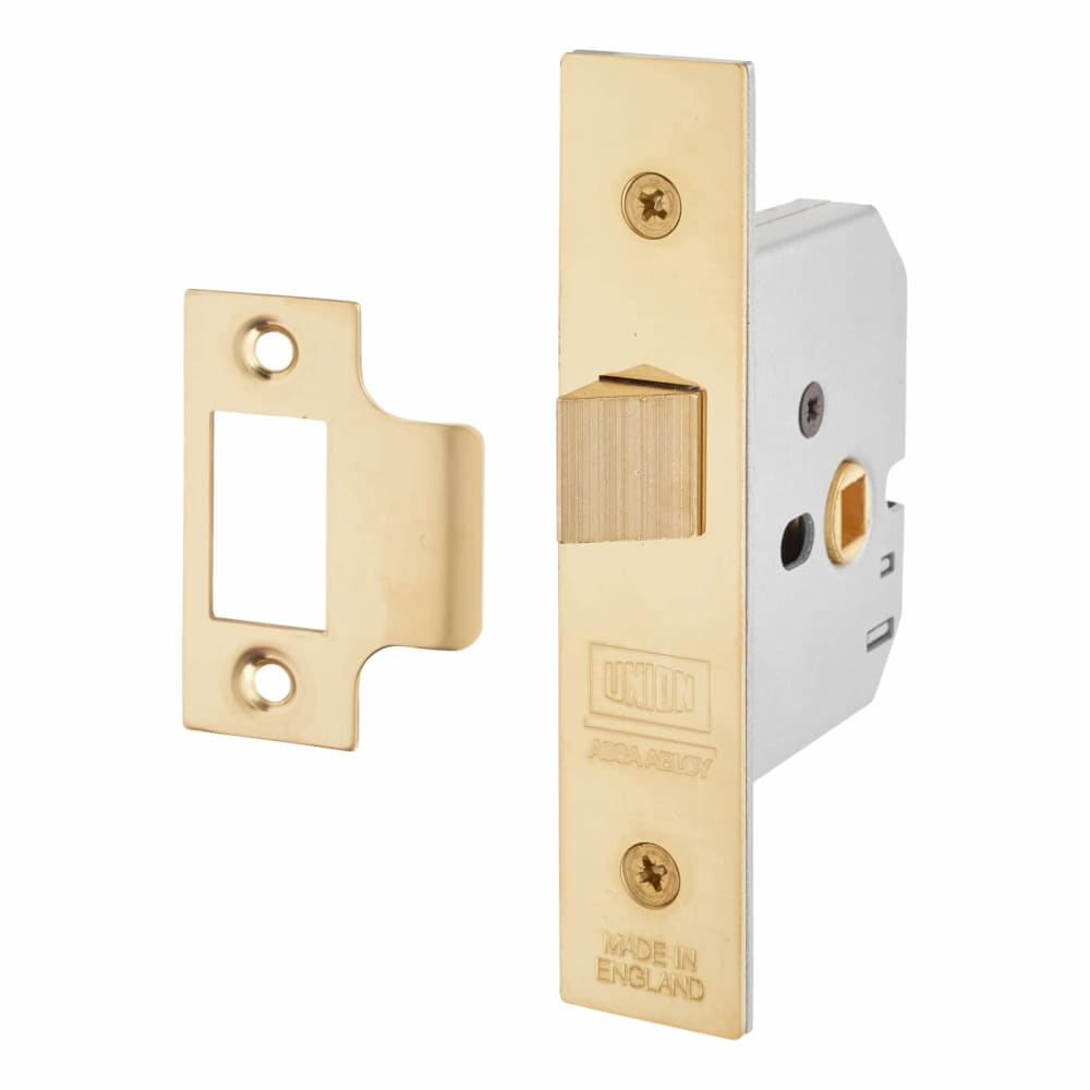 UNION 2677 Heavy Box Pattern Latch - 77.5mm Case - 57mm Backset ...