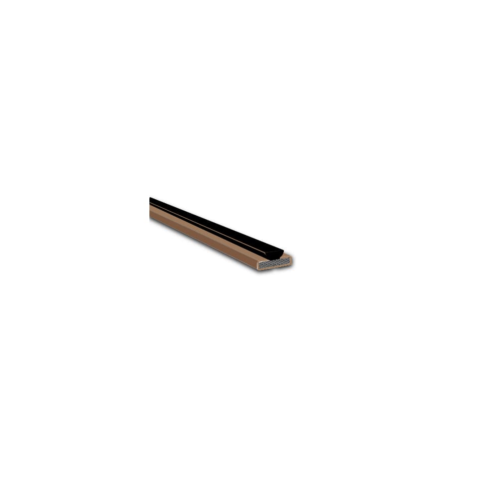 Brown Intumescent Strip Fire & Smoke 10 x 4 x 2100mm with Brush Pile ...