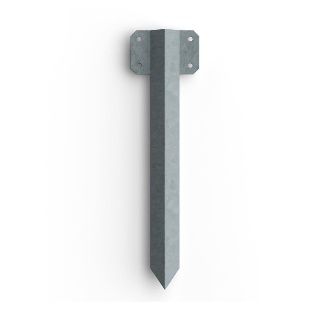 FenceMate Sleeper Pin Straight Bracket - 365 x 2mm - Galvanised ...