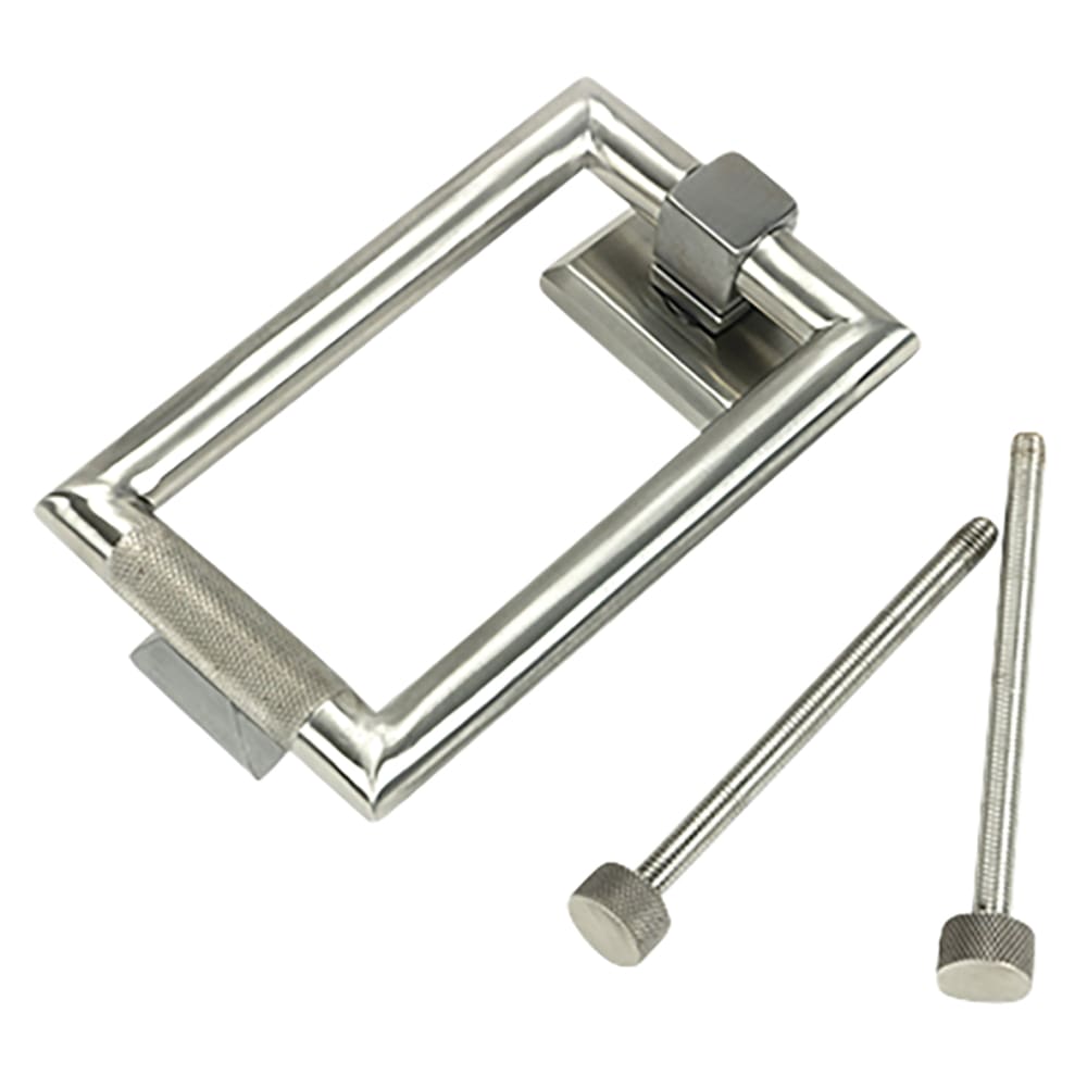 From The Anvil Brompton Rectangular Knurled Door Knocker - 145 x 90mm ...