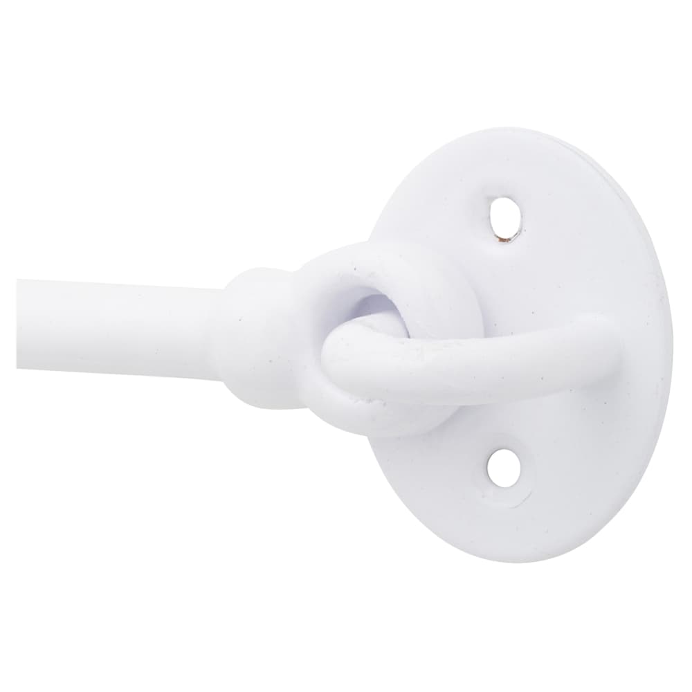 Altro Cabin Hook & Eye - 200mm Length - White Iron | IronmongeryDirect ...