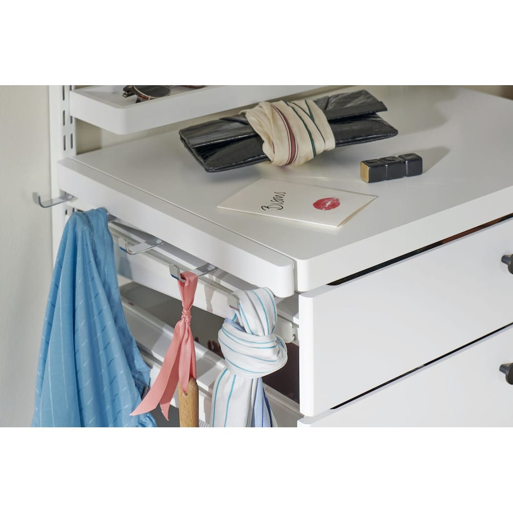 elfa Bracket Hook - 434 - 63 x 41mm - White | IronmongeryDirect | Same ...