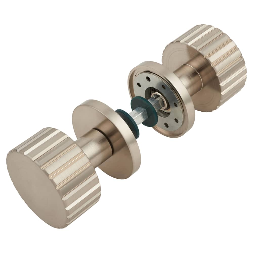 Jedo by Frelan Cog Mortice Door Knob - 60mm Rose Diameter - Satin ...