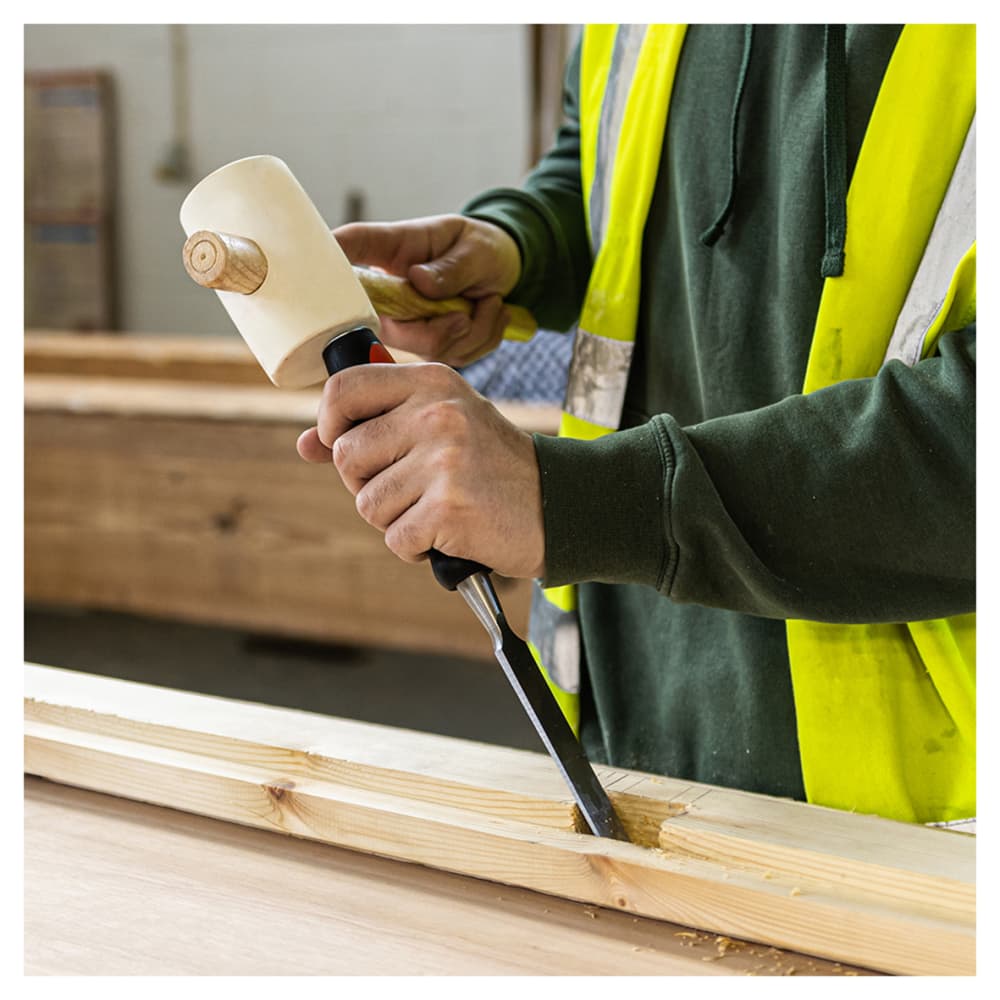 TIMCO Rubber Mallet - 24oz - White | IronmongeryDirect | Same Day Despatch