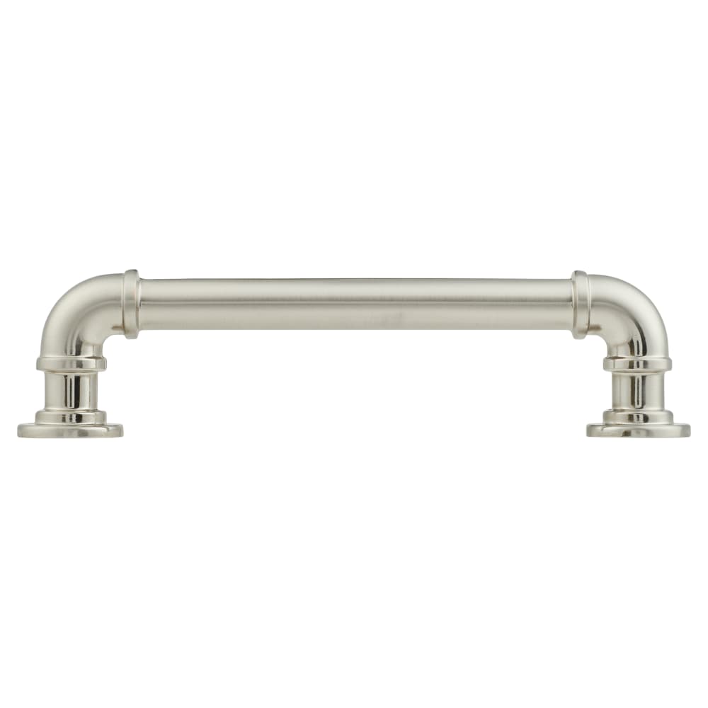 Altro 6mm Pipe Style Cabinet Handle - 128mm Centres - Satin Nickel ...