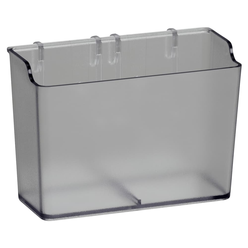 elfa Garage Storage Top Track System Narrow Storage Box for Storage Track or Board Translucent
