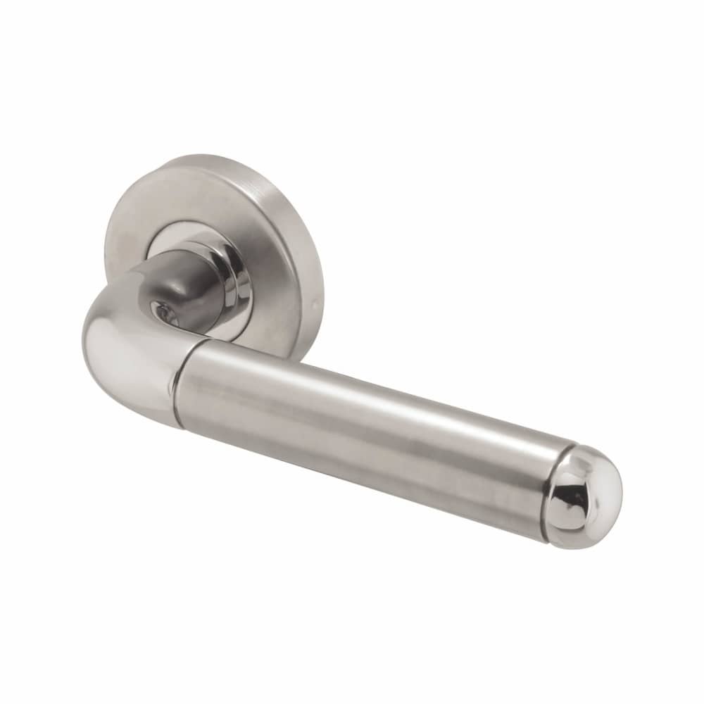 Altro Duo 3 Style Lever Door Handle on Rose - Polished/Satin Stainless ...