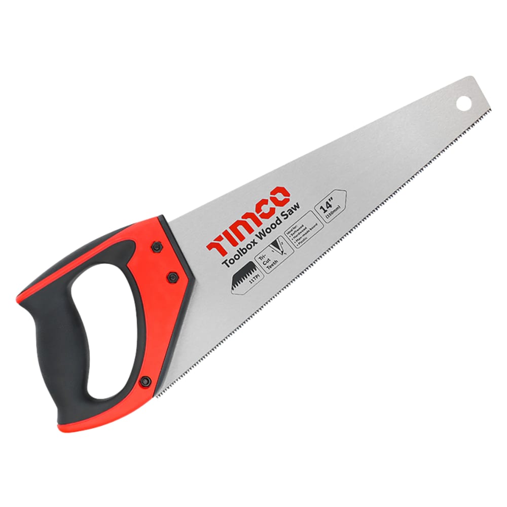 TIMCO Toolbox 14"/ 350mm Wood Saw - 11 TPI | IronmongeryDirect | Same ...