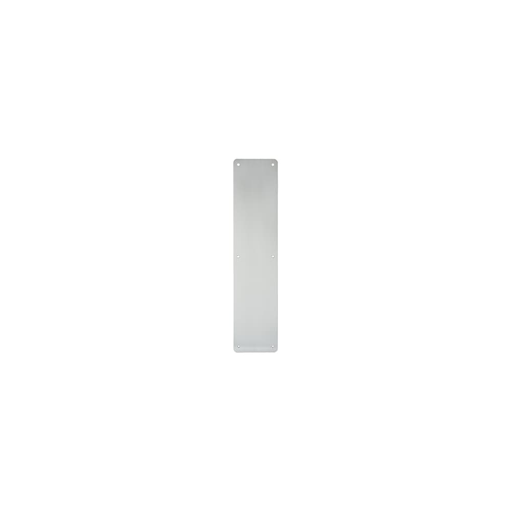 Touchpoint Aluminium Plain Finger Plate - 450 x 100 x 1.5mm - Satin ...