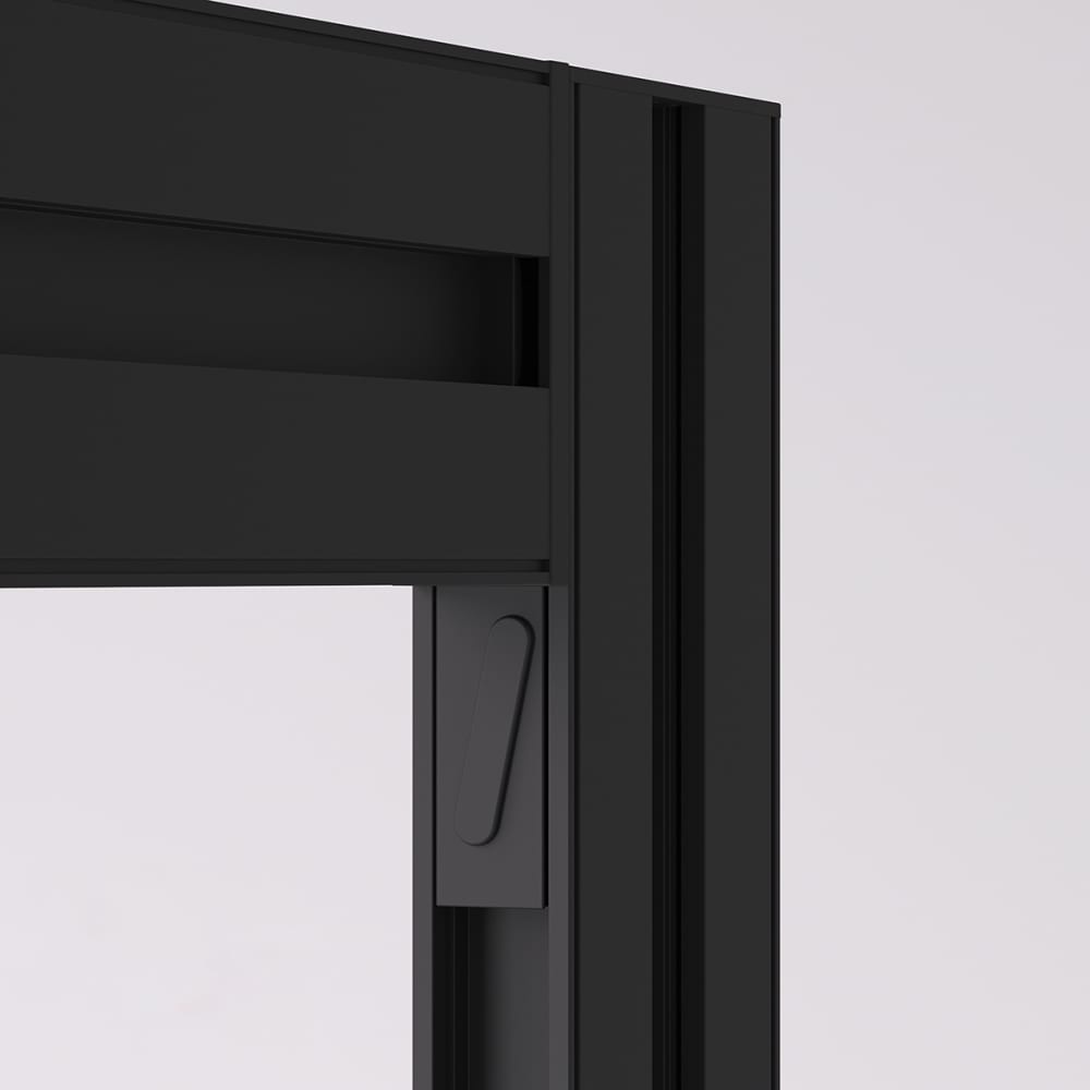 Emuca Zero Profile Joining Kit - Black - Each | IronmongeryDirect ...