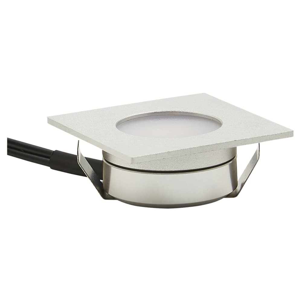 Forum Culina 1.2W LED Square Plinth Light - 3000K Warm White - Satin ...