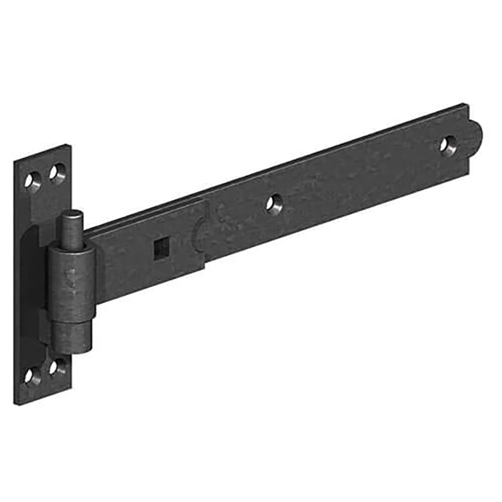 GateMate Medium Duty Hook & Band Gate Hinge - 450 x 25mm - Epoxy Black ...