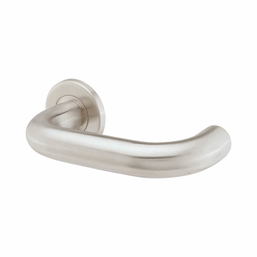 Altro 22mm Return to Door Lever Handle on Rose - Door Kit - 304 Satin ...