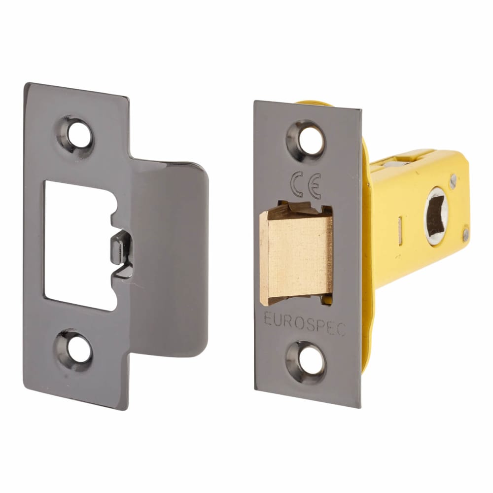 Altro Heavy Duty Tubular Latch - 65mm Case - 44mm Backset - Black ...