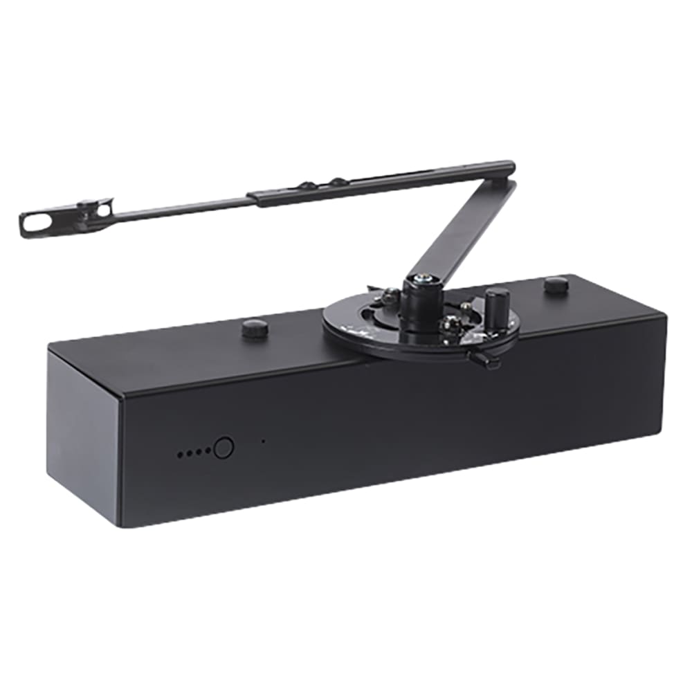 Fireco Freedor Smartsound Fire Door Closer - Black | IronmongeryDirect ...