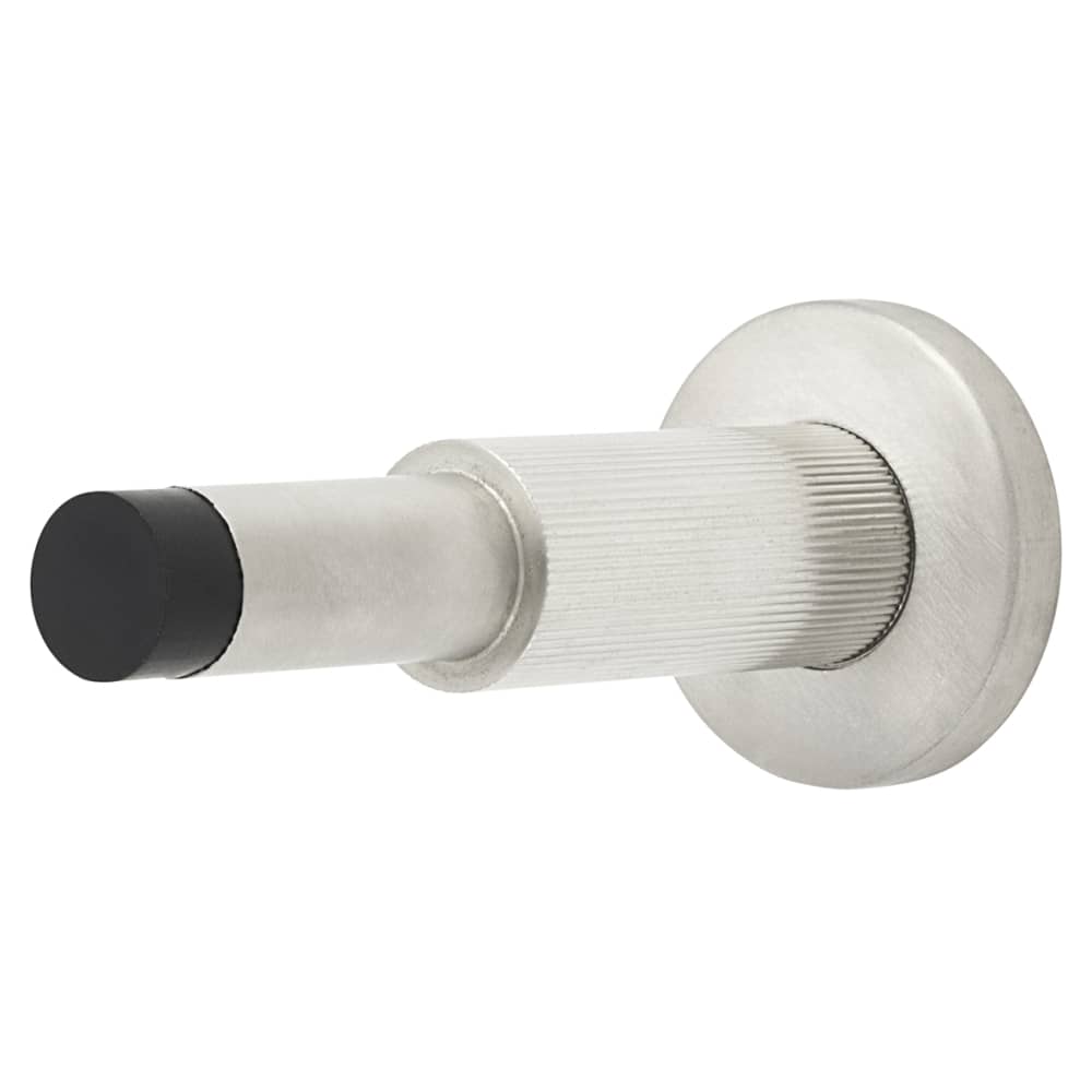 Hampstead Lines Projection Door Stop - 100mm Projection - Satin ...