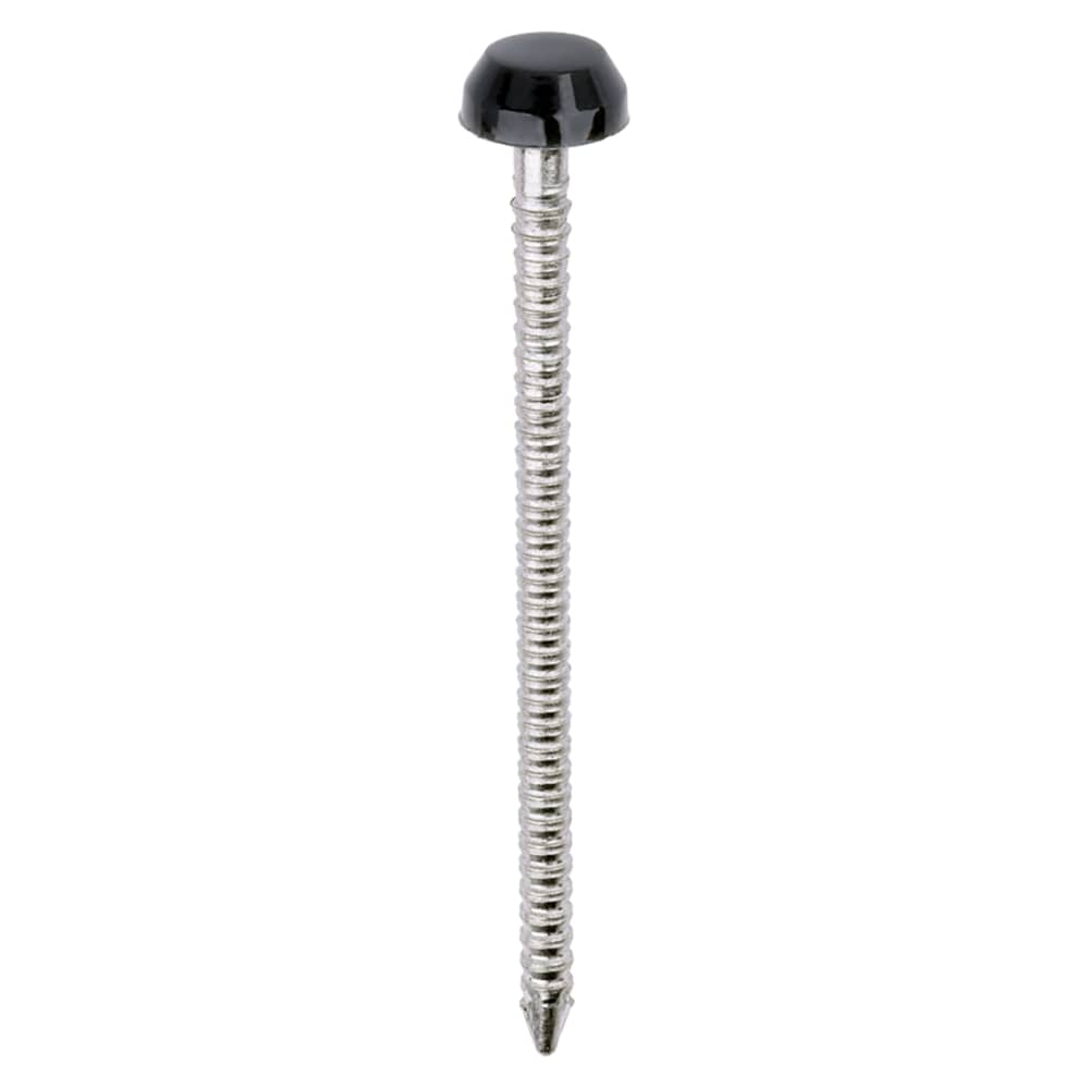 TIMCO Polymer Headed Pins - 40mm Length - Grey - Pack of 250 ...