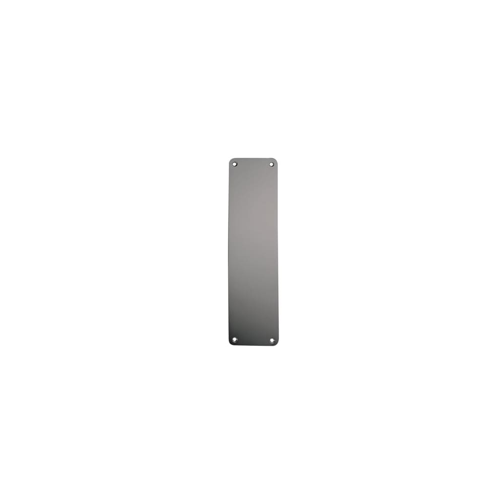Altro Plain Finger Plate - 375 x 75 x 3mm - Satin Aluminium ...