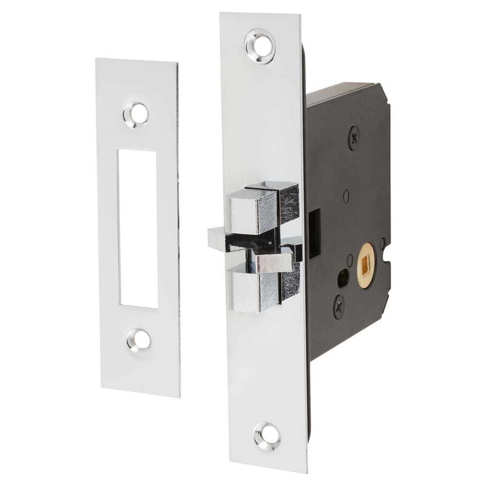 Jedo Sliding Door Bathroom Lock - 76mm Case - 56mm Backset - Polished ...