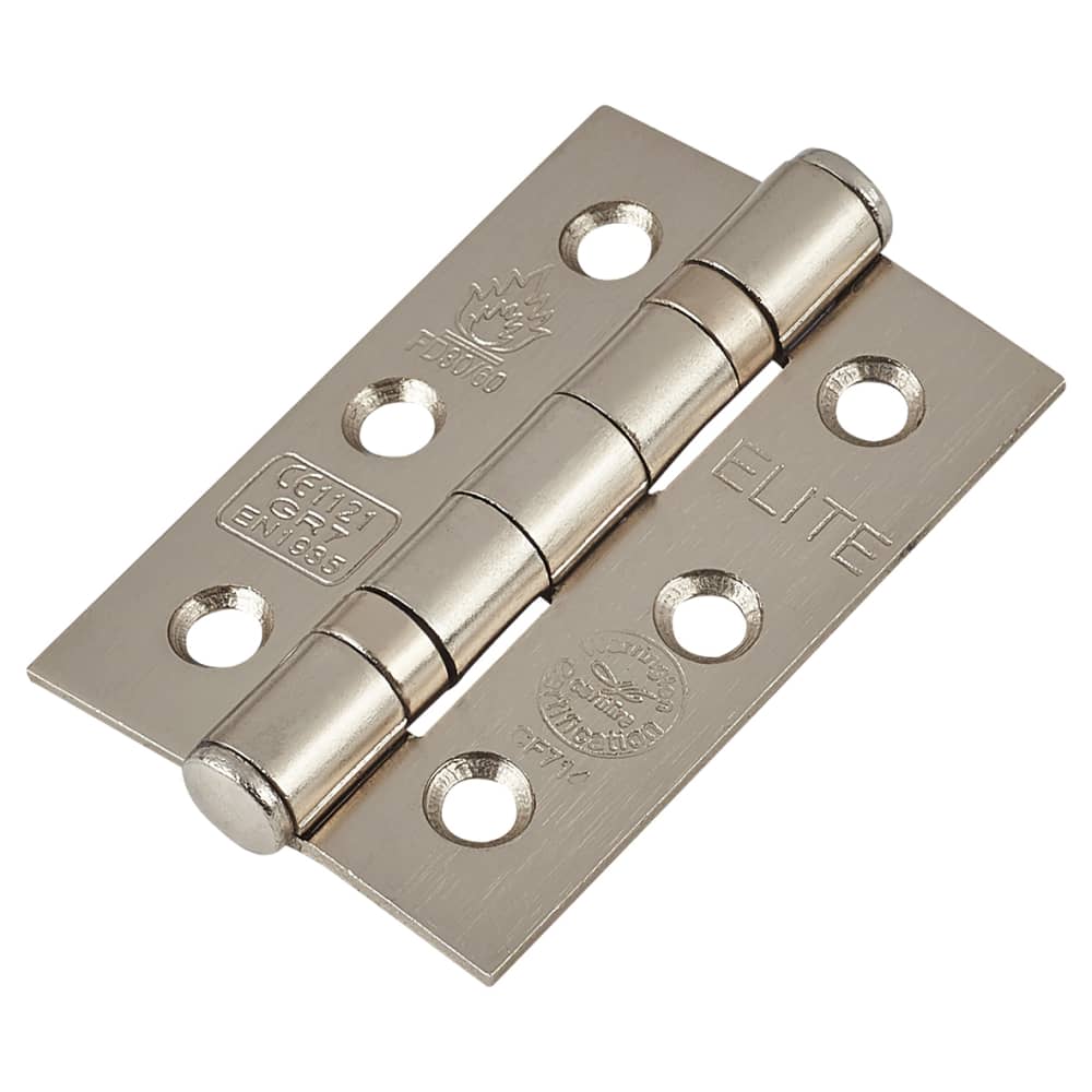 Touchpoint Satin Nickel Latch Door Handles on Rose Pack - Ella Range ...