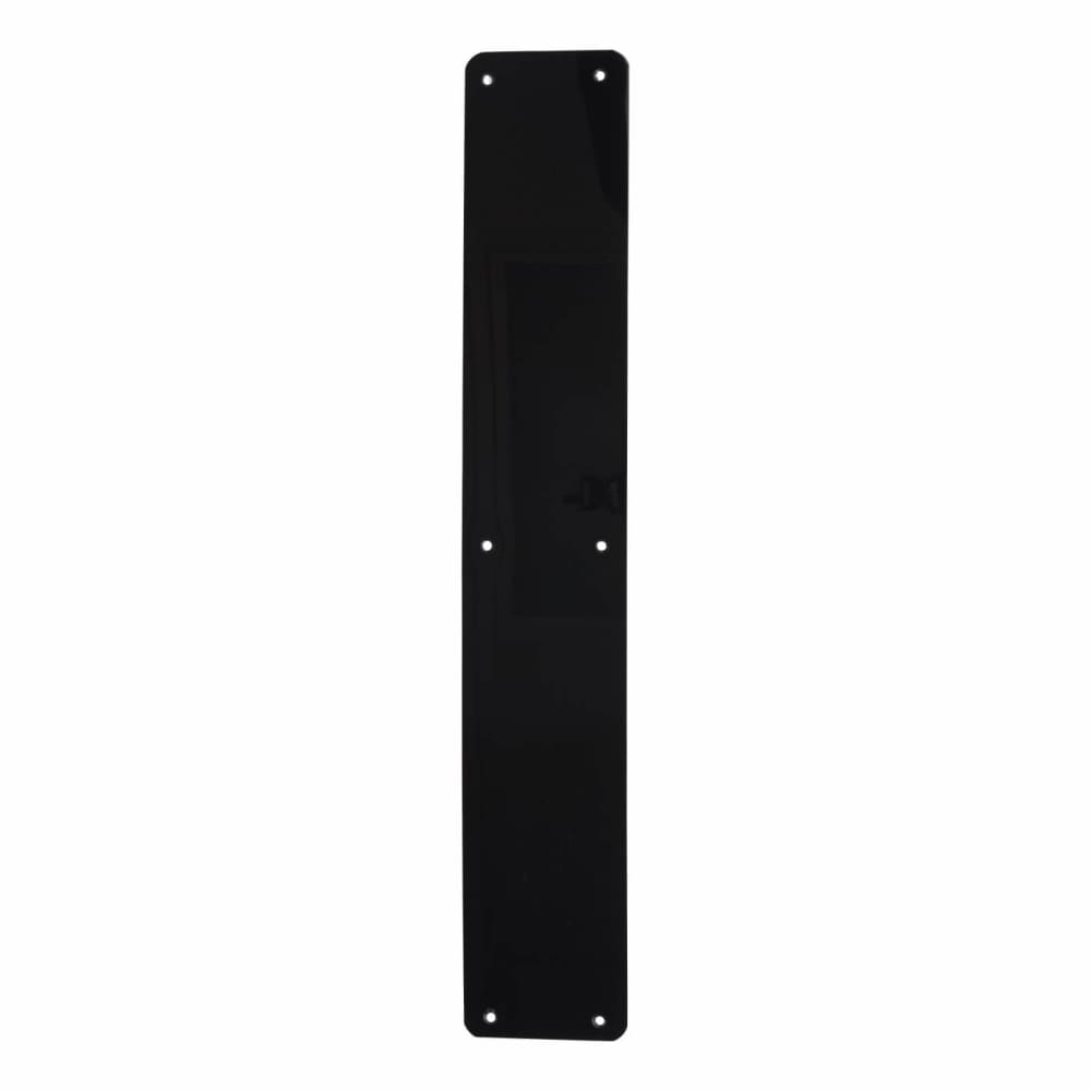 Touchpoint Plastic Plain Finger Plate - 450 x 75 x 1.5mm - Black ...