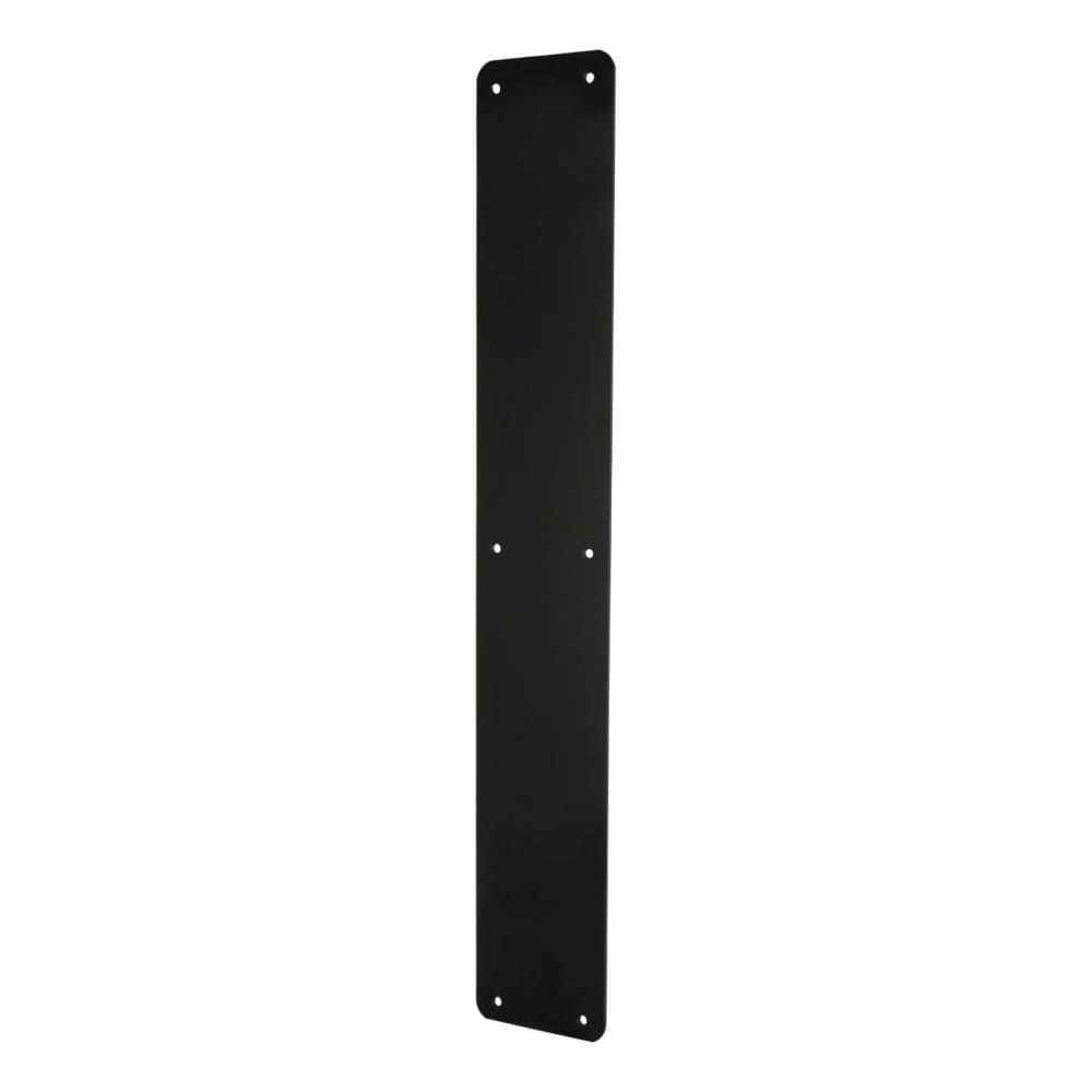 Touchpoint Plastic Plain Finger Plate - 450 x 75 x 1.5mm - Black ...