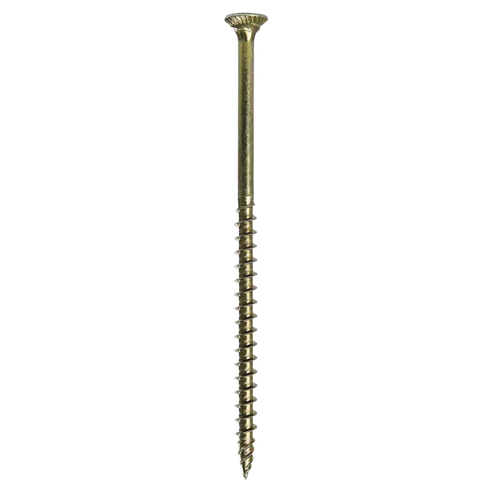 Reisser R3 Cyclone TTX Countersunk Wood Screws - 6.0 x 120mm - Yellow ...