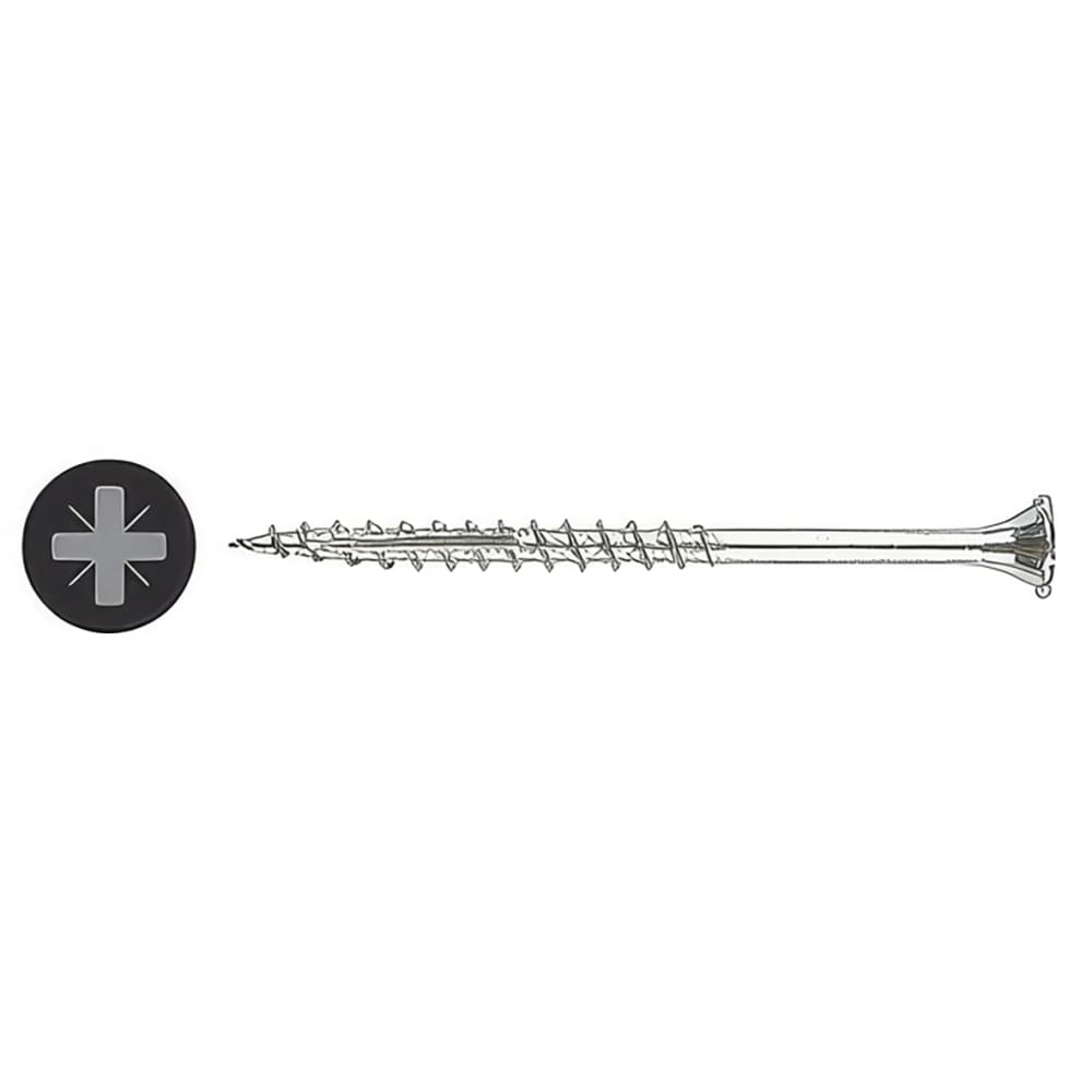 Reisser Cutter Screw BZP - 5.0 x 80mm - Pack 200 | IronmongeryDirect ...
