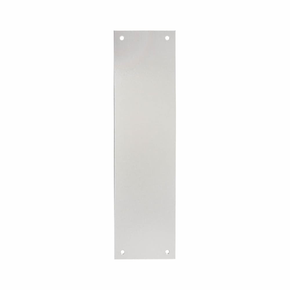 Touchpoint Aluminium Plain Finger Plate - 300 x 75 x 1.5mm - Satin ...