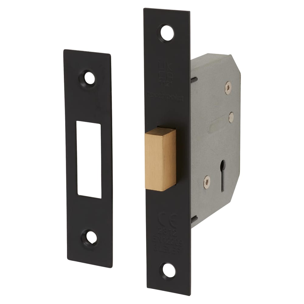 Touchpoint Contract 3 Lever Deadlock - 64mm Case - 44mm Backset - Matt ...