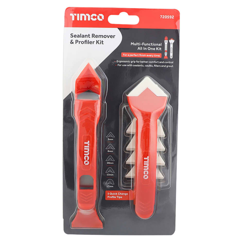TIMCO 7 Piece Sealant Remover/Profiler Kit | IronmongeryDirect | Same ...