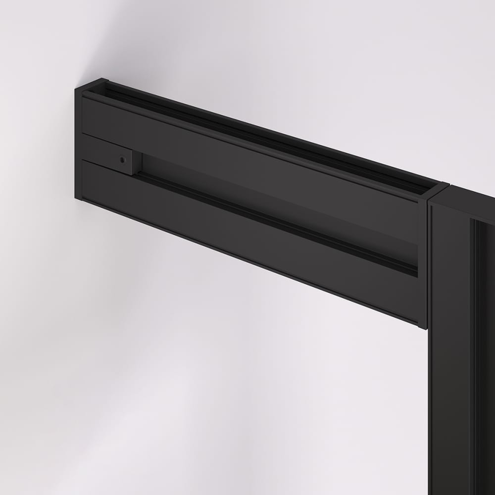 Emuca Zero Wall Mounting Fixings - Black - Each | IronmongeryDirect ...