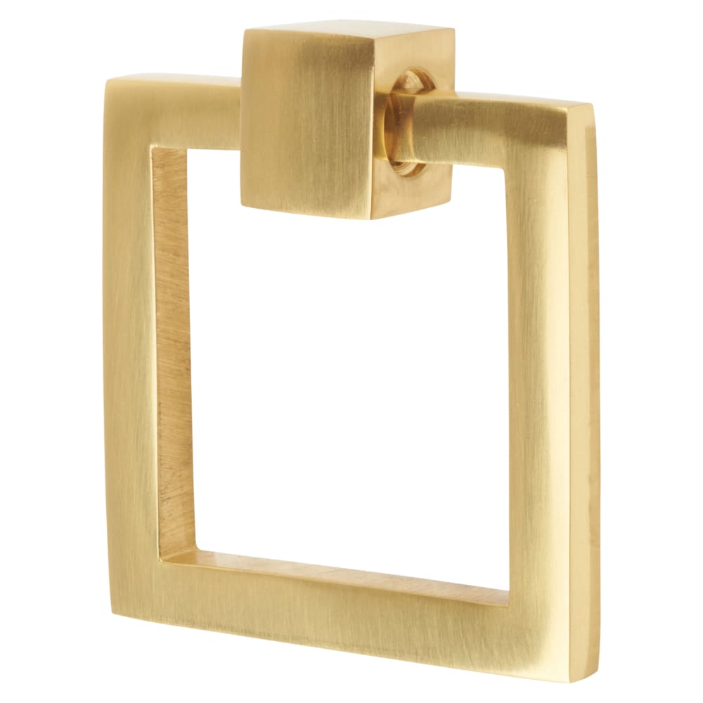 M Marcus Square Cabinet Drop Pull Handle - 50 x 55mm - Polished Brass ...