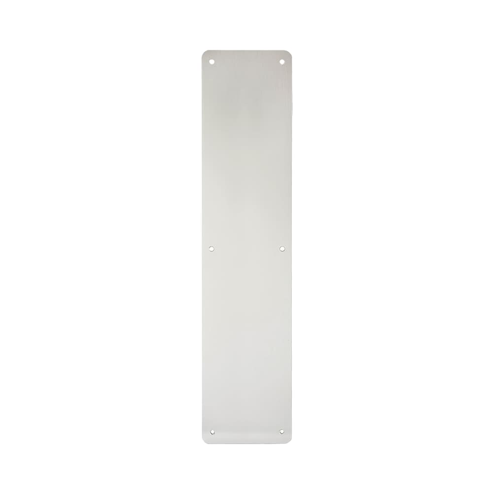 Touchpoint Aluminium Plain Finger Plate - 450 x 100 x 3mm - Satin ...