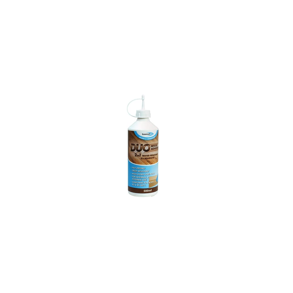 Duo PVA Wood Glue 500ml | IronmongeryDirect | Same Day Despatch